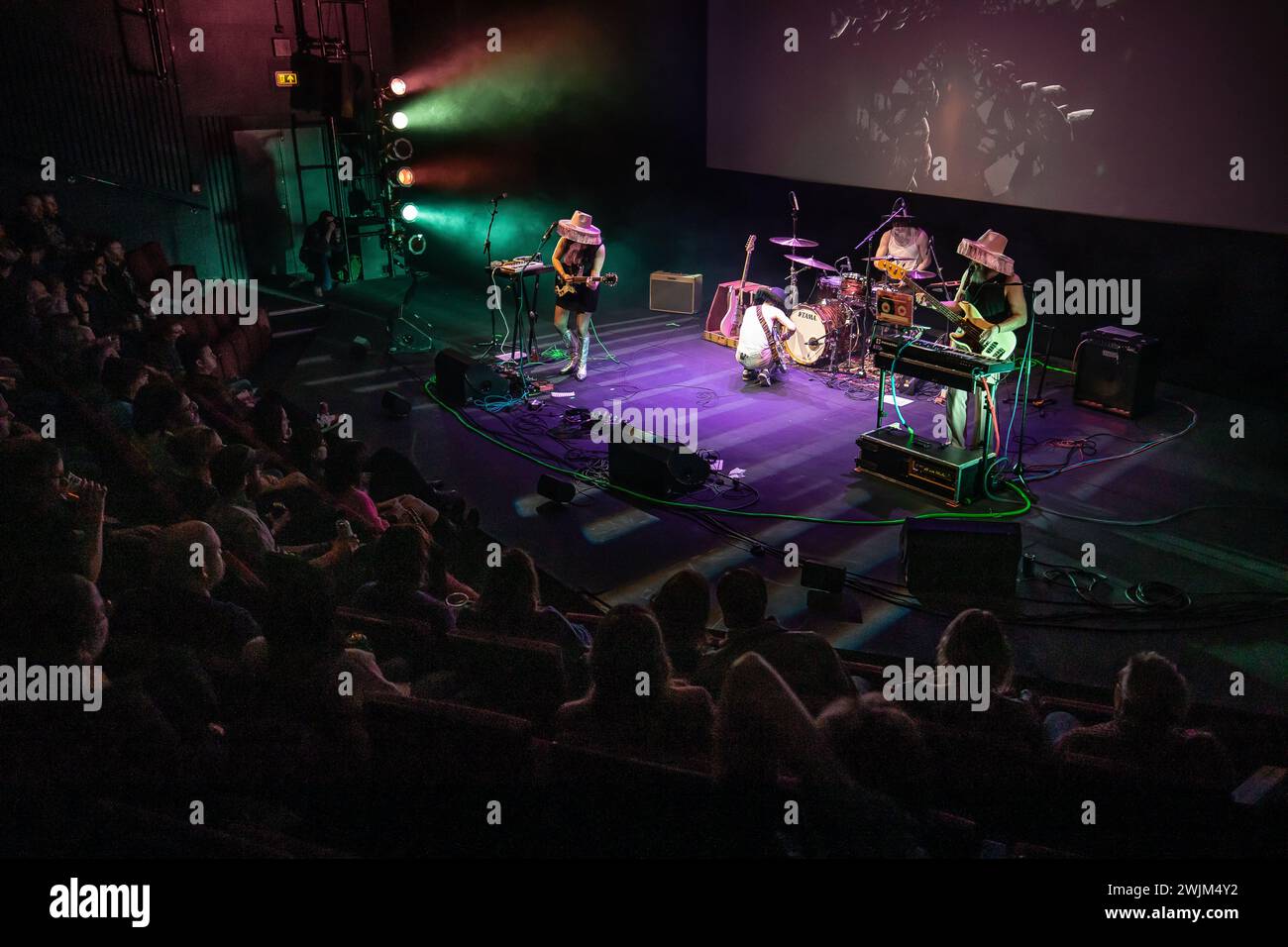 HMS Morris performing at Transform 2024 in Aberystwyth Arts Centre on ...