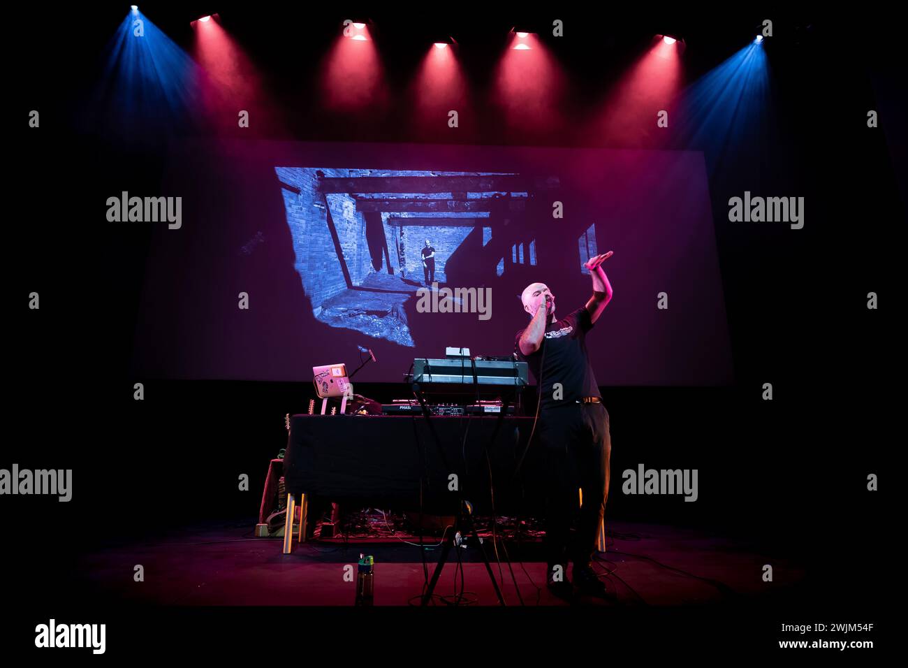 Mr Phormula performing at Transform 2024 in Aberystwyth Arts Centre on ...