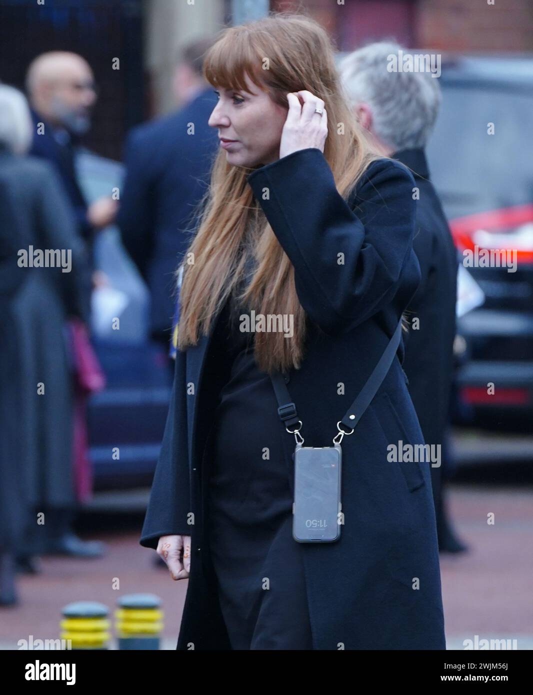 Deputy Labour Party leader Angela Rayner arrives for a Requiem Mass for ...