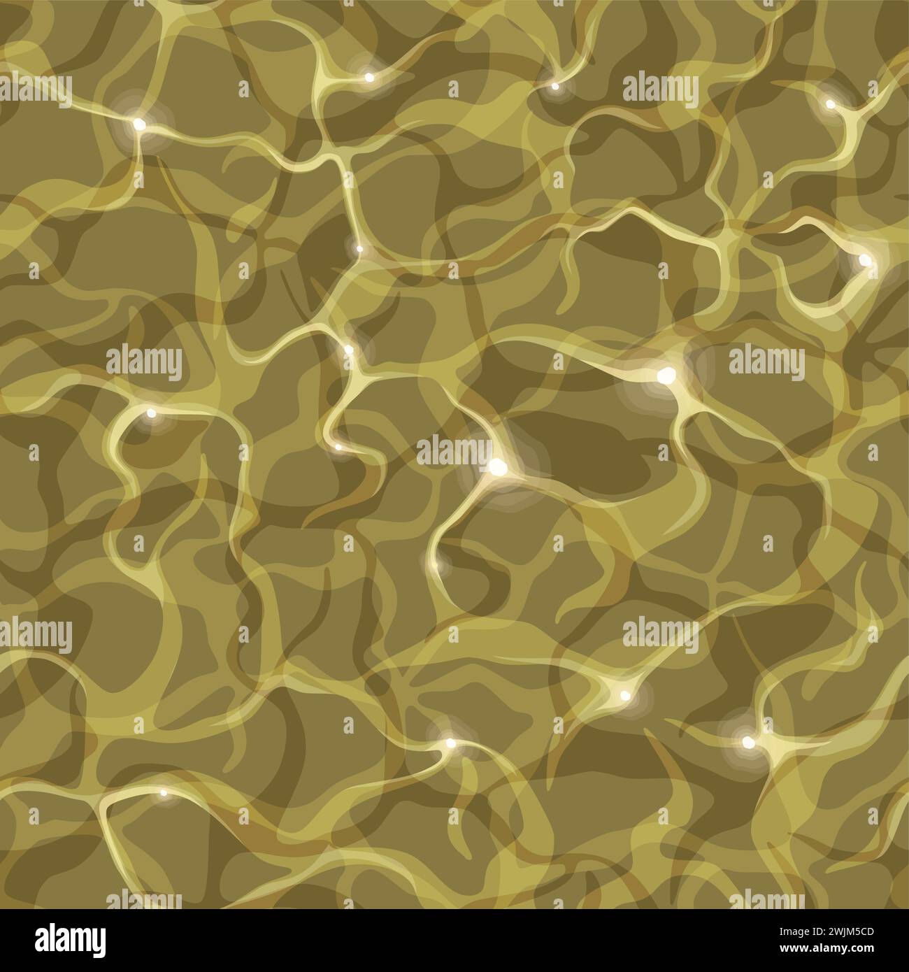 Water wave texture reflection sunlight Stock Vector Images - Alamy