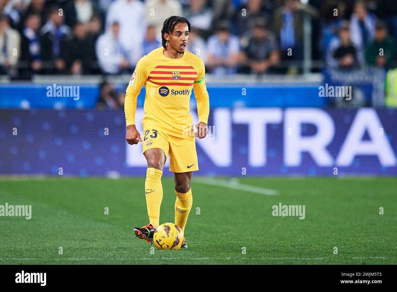 Jules Kounde of FC Barcelona in action during the LaLiga EA Sports ...