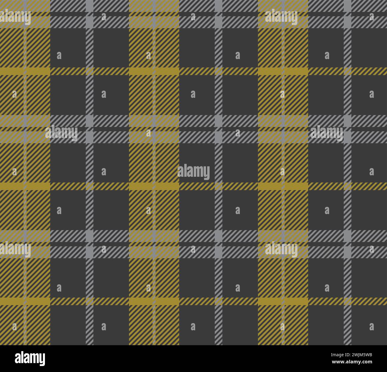 Seamless black gold tartan hi-res stock photography and images - Alamy