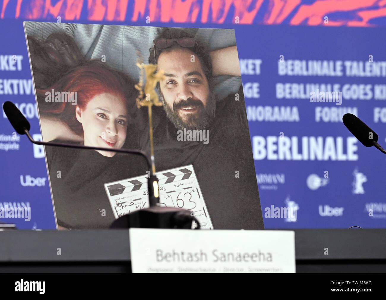 Berlin, Germany. 16th Feb, 2024. A photo of the two directors Maryam ...