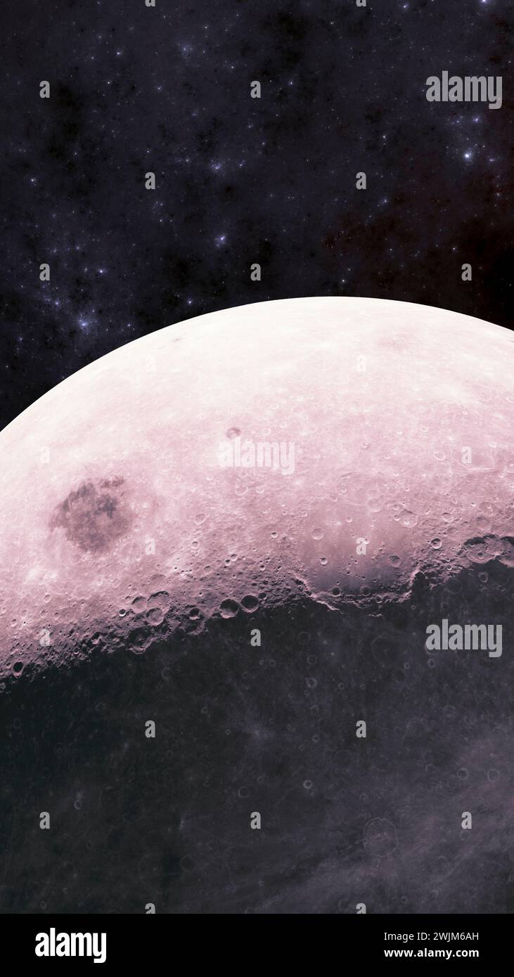 Moon surface lunar landscape hi-res stock photography and images - Alamy