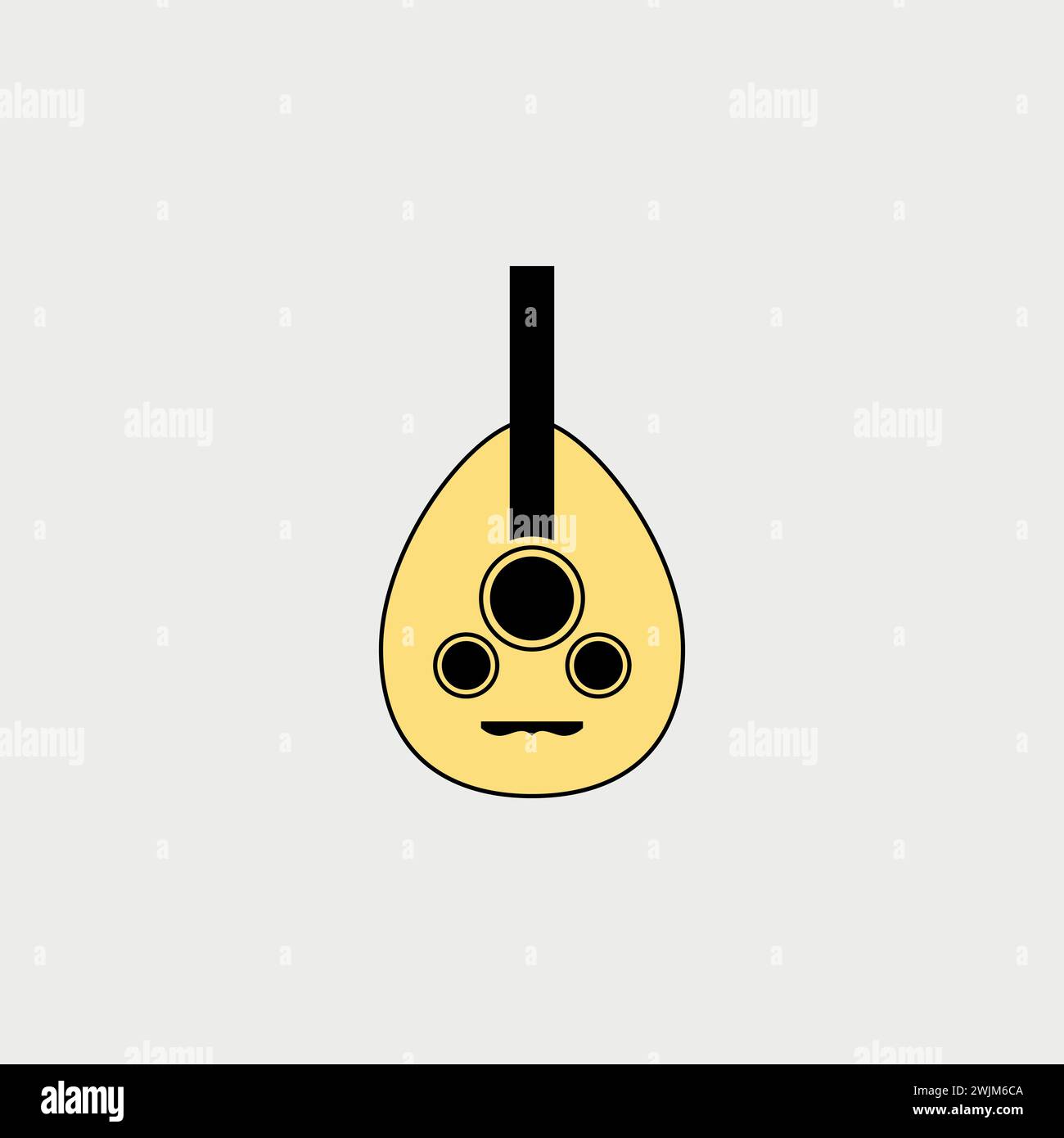 Lute illustration hi-res stock photography and images - Alamy