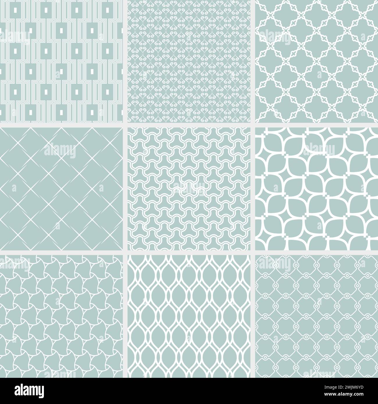 Set of seamless geometric patterns for your designs and backgrounds ...