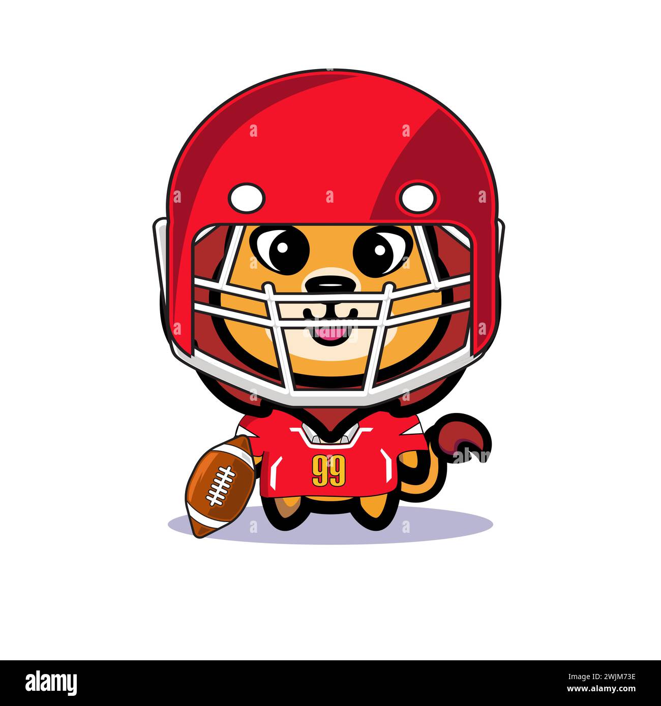 Art illustration symbol mascot character animal design kawaii lion ...