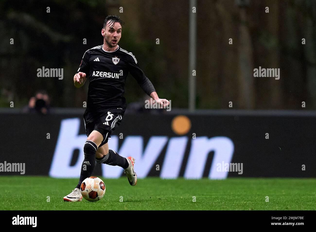 Marko Jankovic of Qarabarg FK in action during the UEFA Europa League match between SC Braga and ...