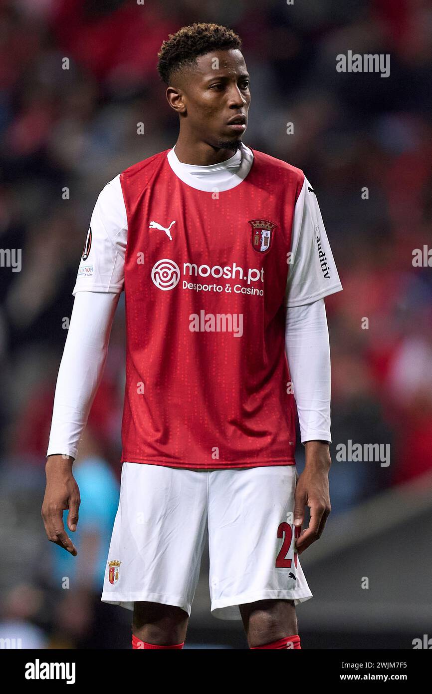Simon Banza of SC Braga looks on during the UEFA Europa League match ...
