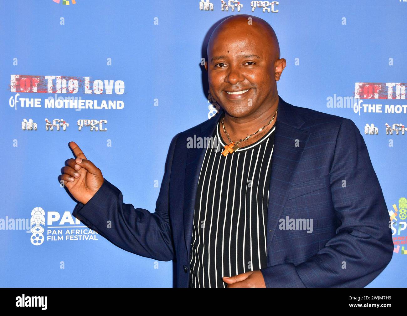 LOS ANGELES, CA-FEBRUARY 15: Teddy Teshome at the 32nd Annual Pan ...