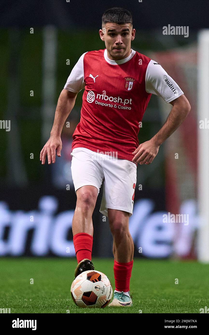 Victor Gomez of SC Braga in action during the UEFA Europa League match ...