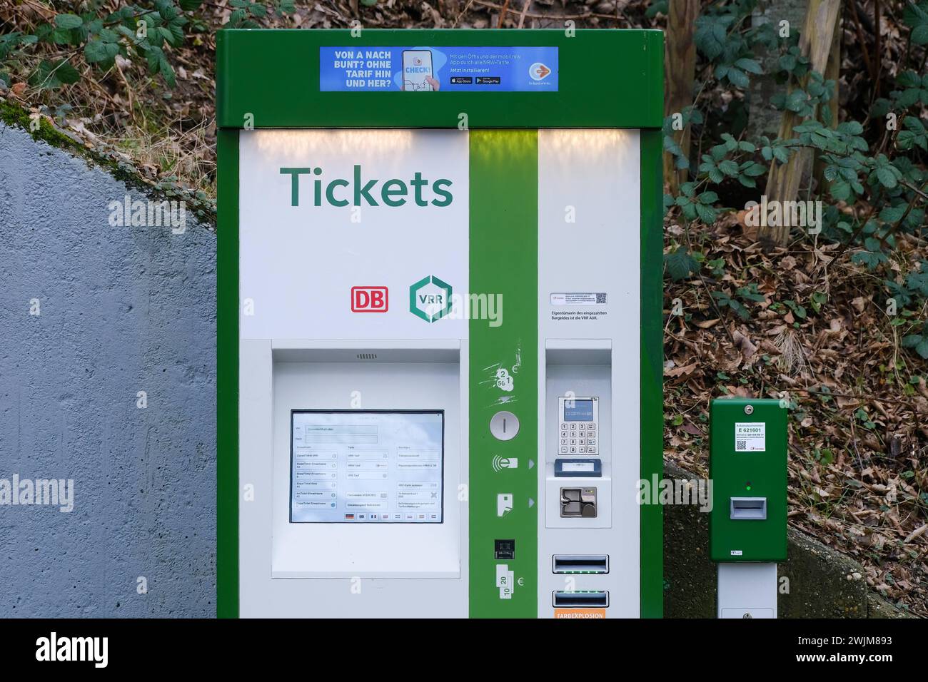 Düsseldorf 16.02.2024 Ticketautomat Ticket-Automat Fahrschein ...