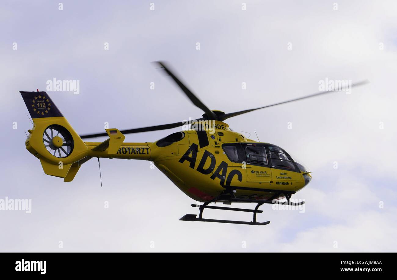 ADAC Luftrettung in Germany operates a fleet of EC135 helicopters ...