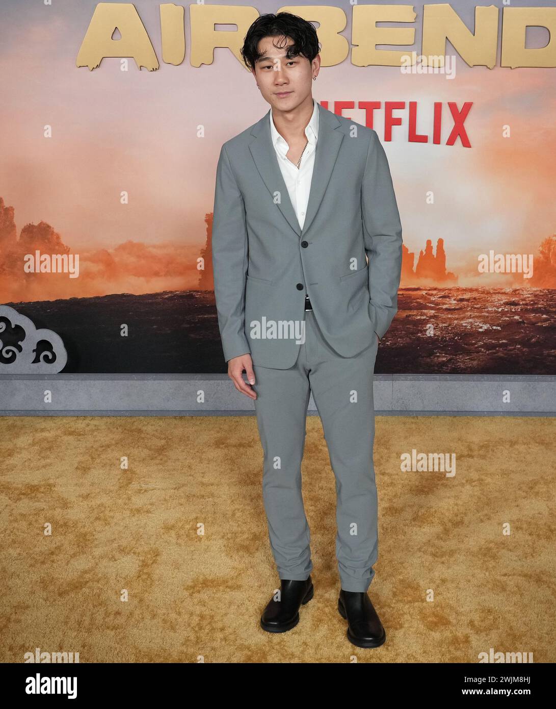 Los Angeles, USA. 15th Feb, 2024. Sam Song Li arrives at the Netflix's ...