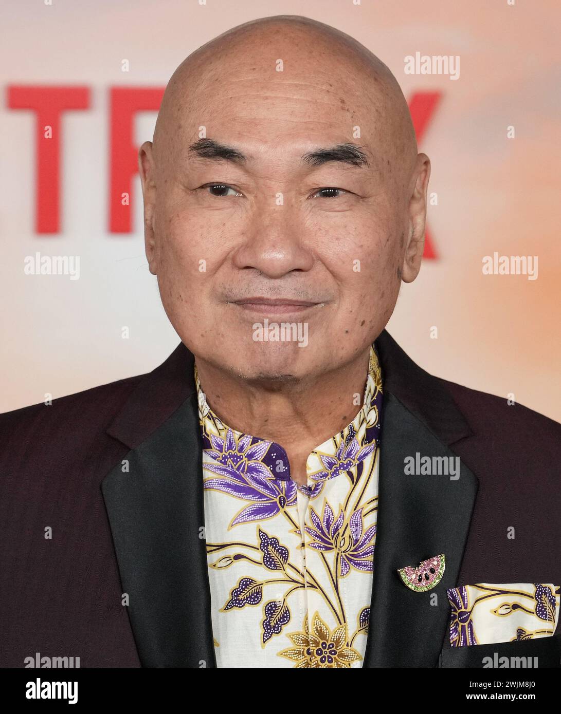 Los Angeles, USA. 15th Feb, 2024. Lim Kay Siu arrives at the Netflix's ...