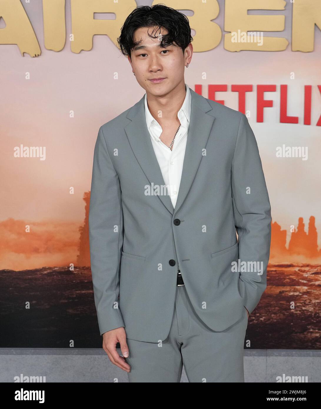 Los Angeles, USA. 15th Feb, 2024. Sam Song Li arrives at the Netflix's ...