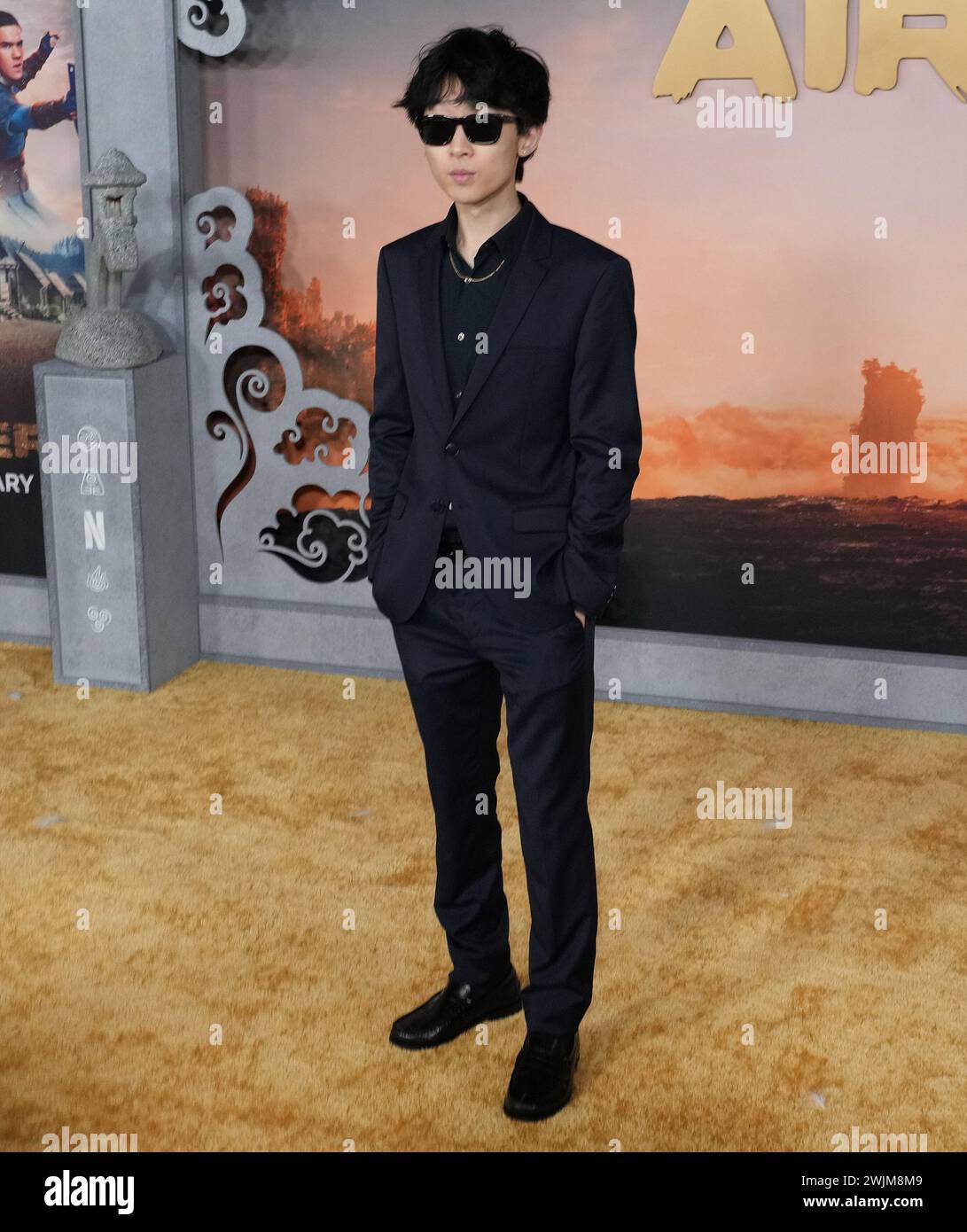 Los Angeles, USA. 15th Feb, 2024. Nathaniel Kong arrives at the Netflix ...