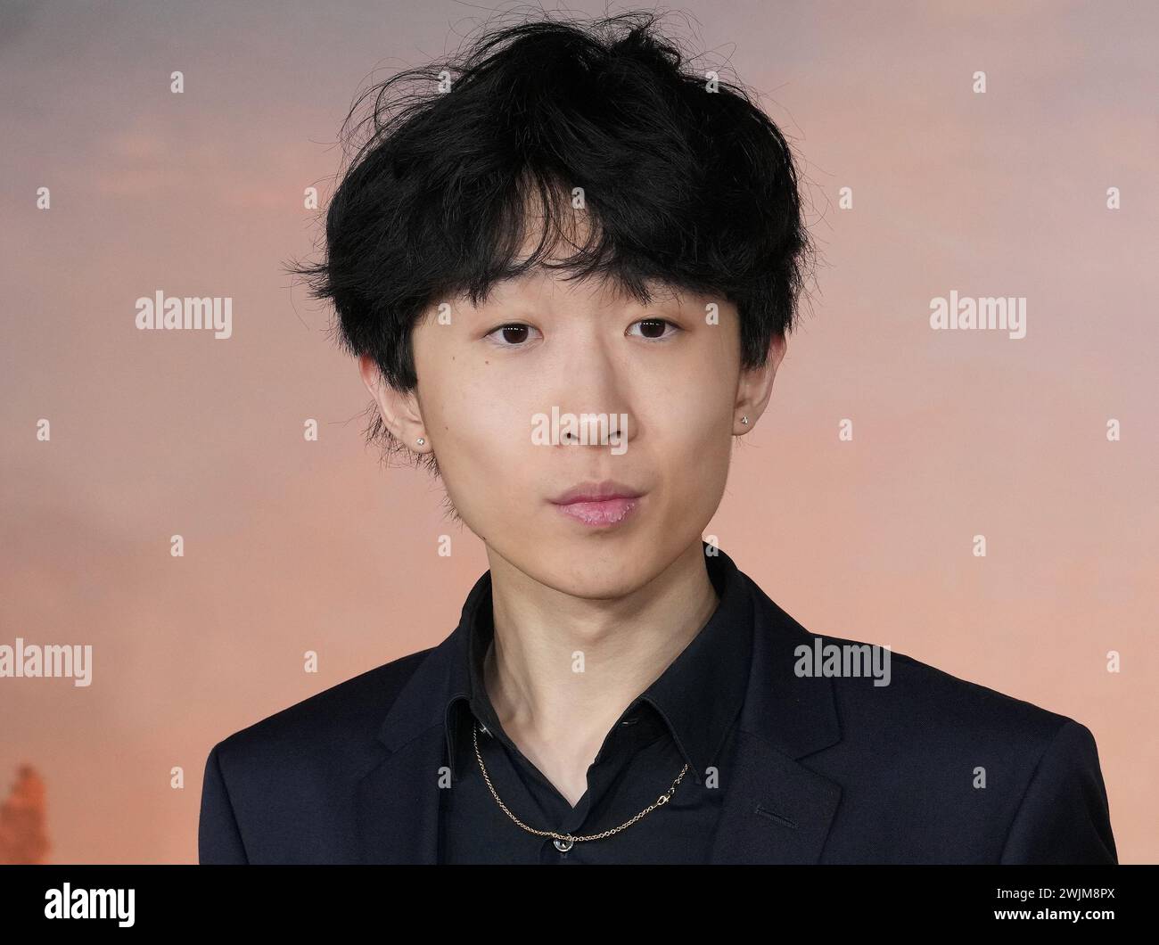 Los Angeles, USA. 15th Feb, 2024. Nathaniel Kong arrives at the Netflix ...