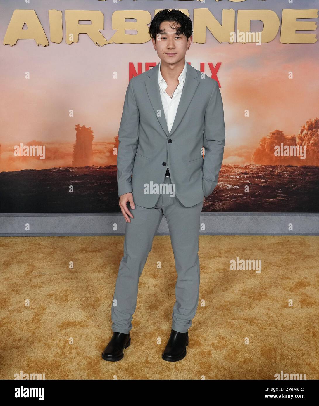 Los Angeles, USA. 15th Feb, 2024. Sam Song Li arrives at the Netflix's ...
