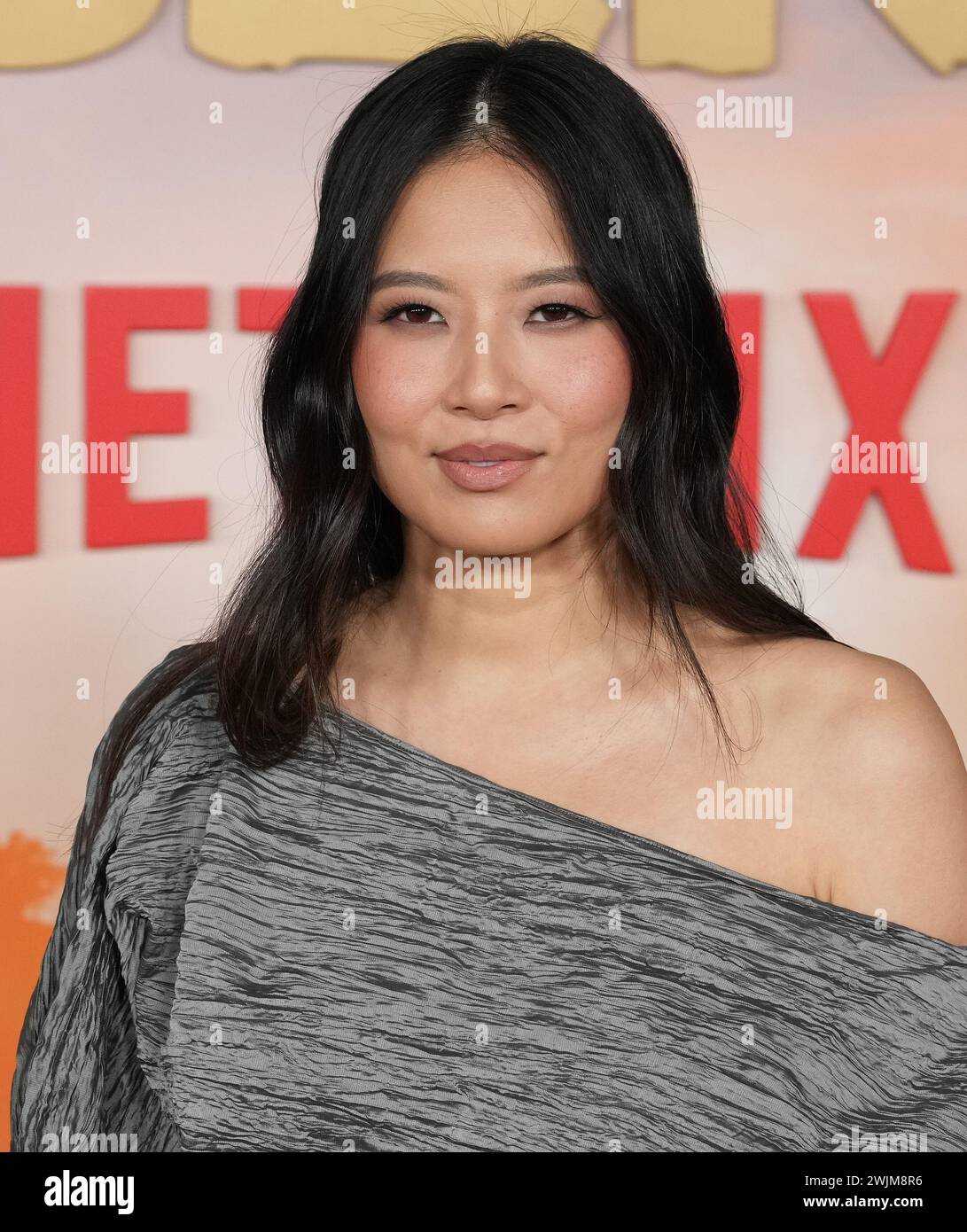 Los Angeles, USA. 15th Feb, 2024. Christine Ko arrives at the Netflix's ...