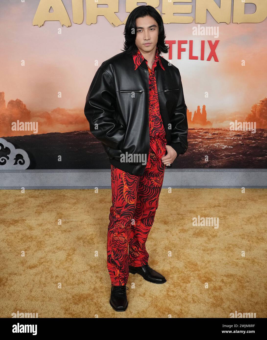 Los Angeles, USA. 15th Feb, 2024. Sebastian Amoruso arrives at the ...