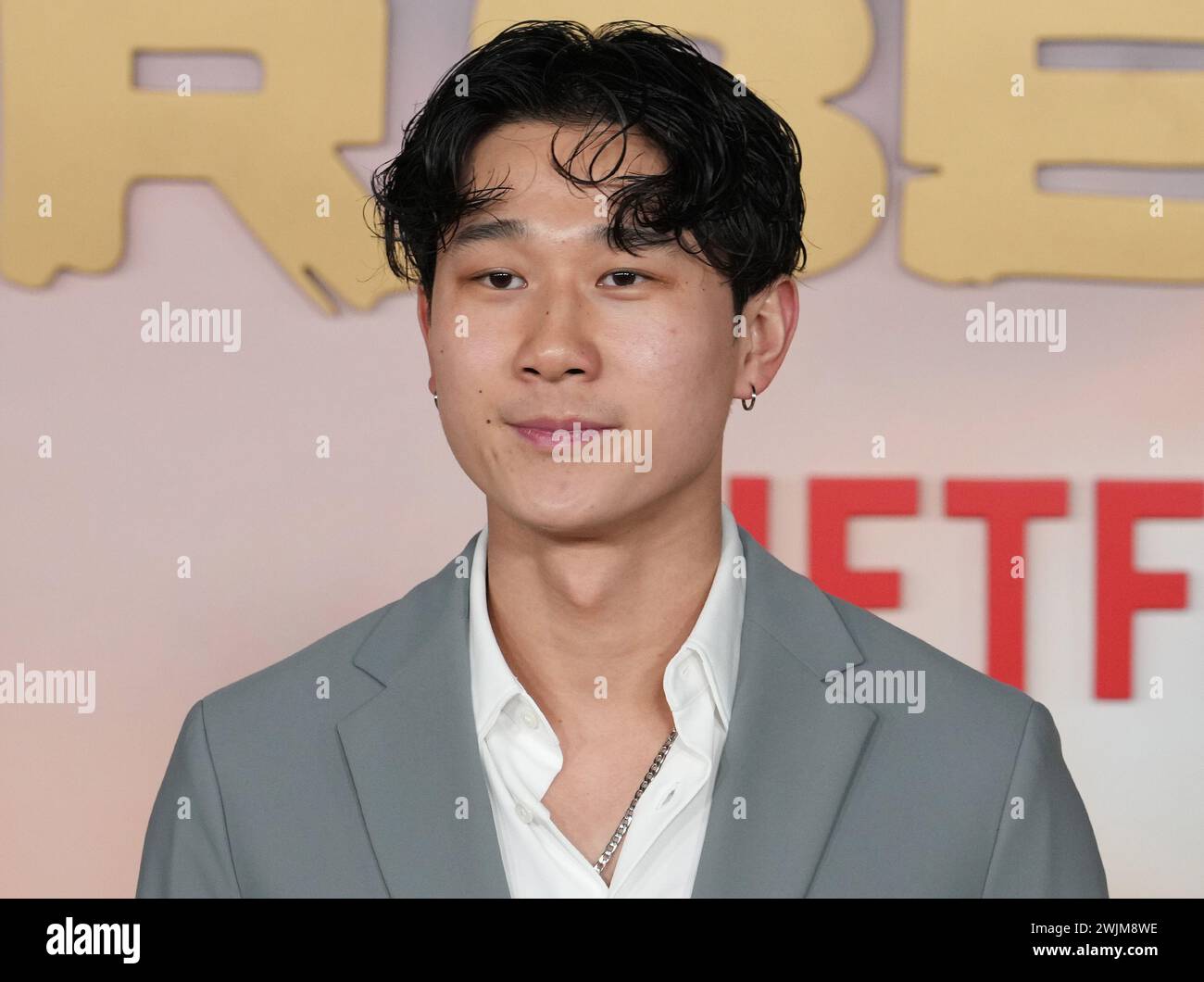 Los Angeles, USA. 15th Feb, 2024. Sam Song Li arrives at the Netflix's ...