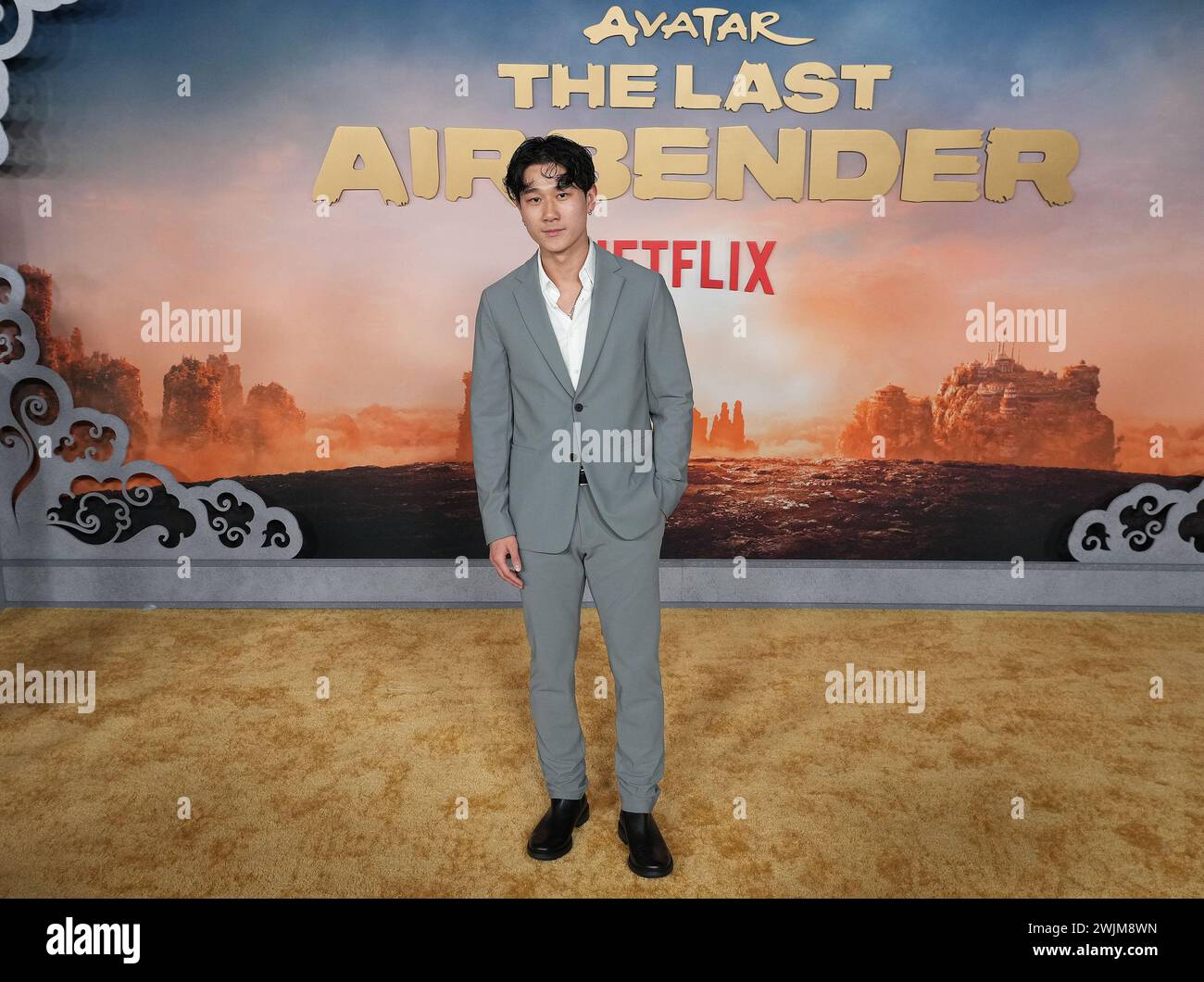 Los Angeles, USA. 15th Feb, 2024. Sam Song Li arrives at the Netflix's ...