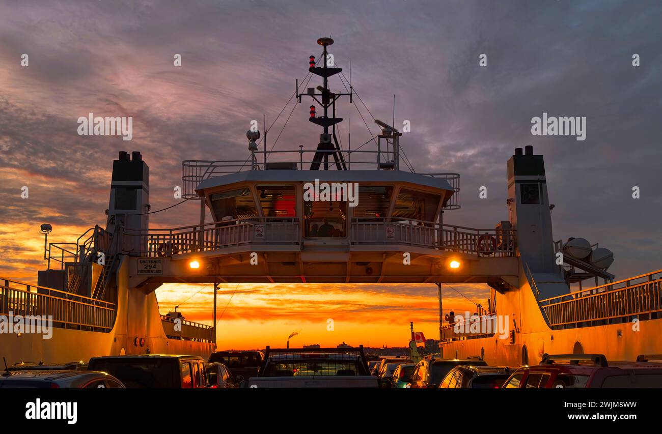 Evening ferry crossing hi-res stock photography and images - Alamy