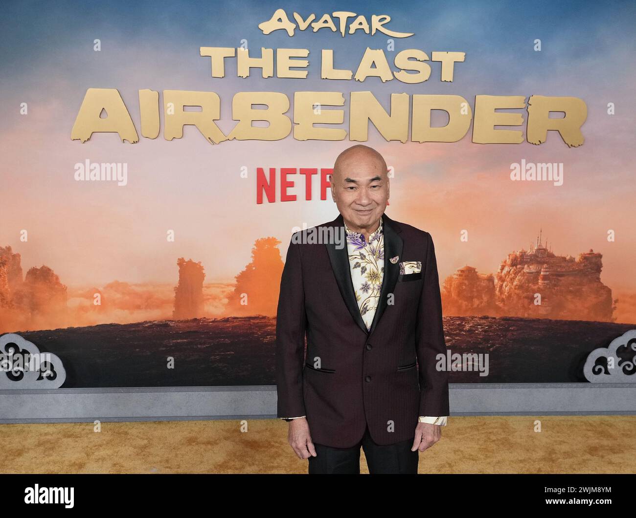 Los Angeles, USA. 15th Feb, 2024. Lim Kay Siu arrives at the Netflix's ...