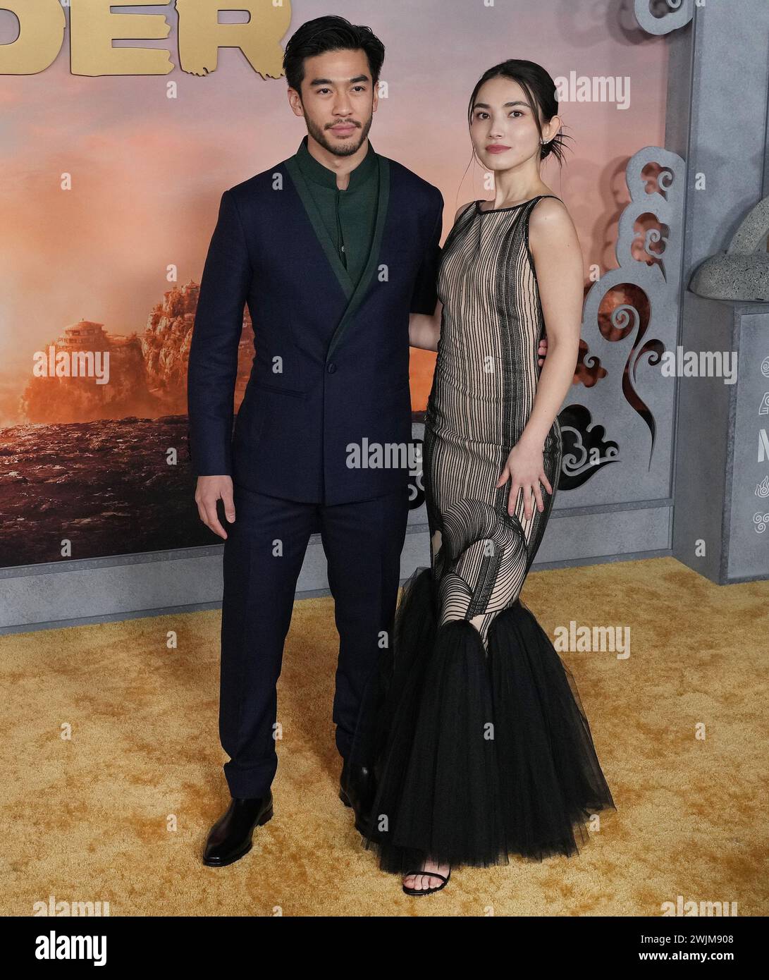 Los Angeles, USA. 15th Feb, 2024. (L-R) Justin Chien and Maria Zhang at the Netflix's AVATAR ...