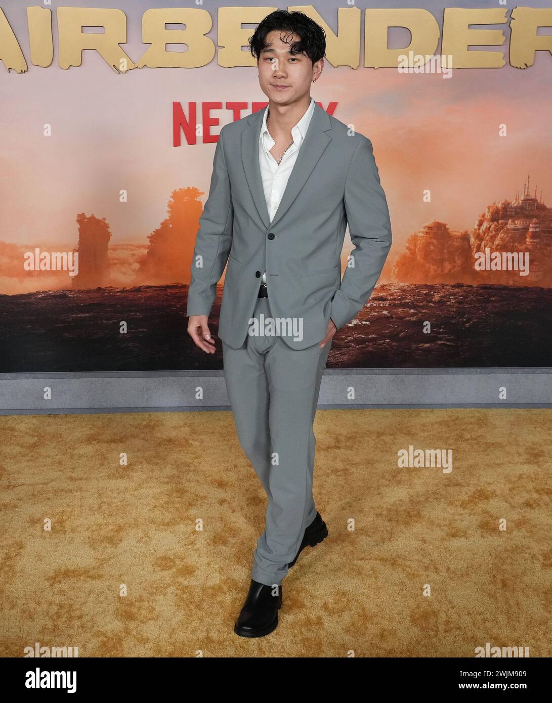 Los Angeles, USA. 15th Feb, 2024. Sam Song Li arrives at the Netflix's ...