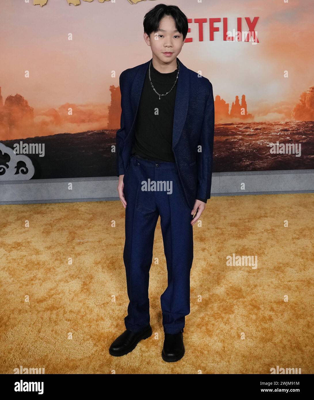 Jayden Zhang arrives at the Netflix's AVATAR: THE LAST AIRBENDER World ...