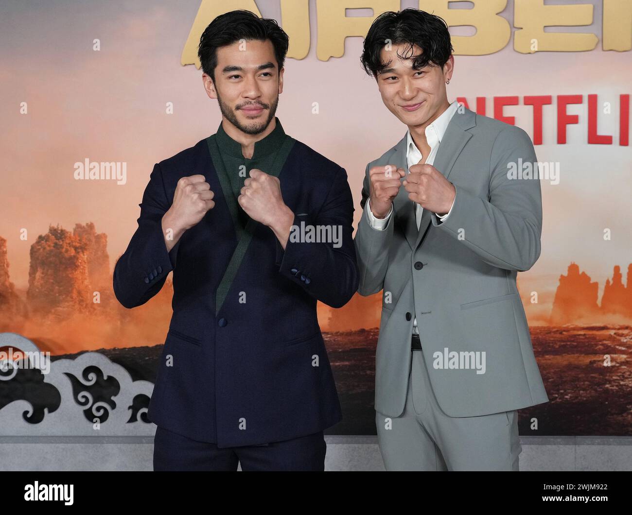 (L-R) Justin Chien and Sam Song Li at the Netflix's AVATAR: THE LAST AIRBENDER World Premiere ...