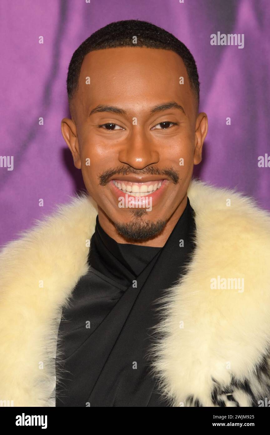 New York, USA. 15th Feb, 2024. Kalen Allen attending Tyler Perry's Mea ...