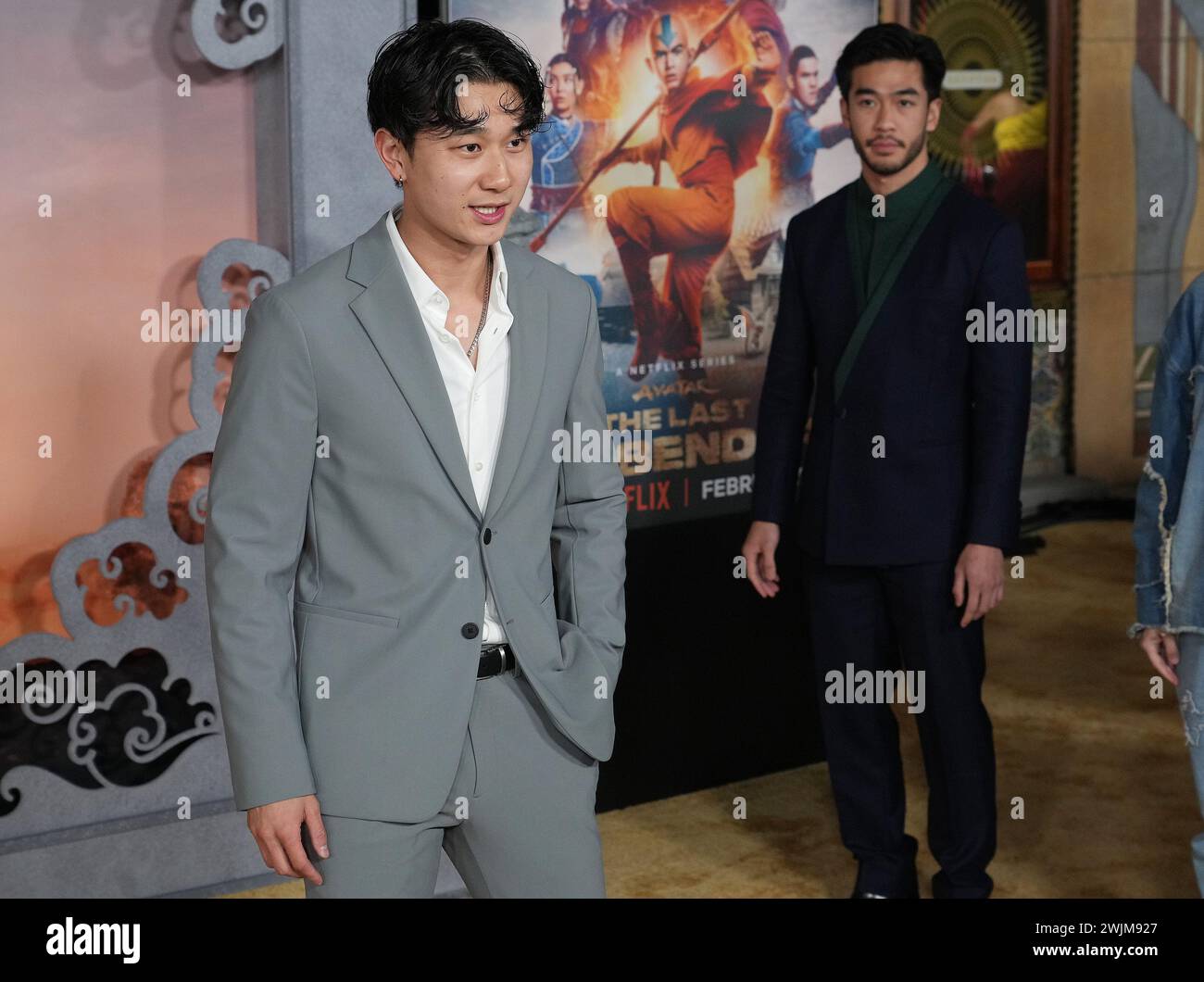 (L-R) Sam Song Li and Justin Chien at the Netflix's AVATAR: THE LAST AIRBENDER World Premiere ...