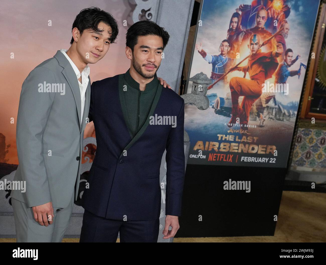 (L-R) Sam Song Li and Justin Chien at the Netflix's AVATAR: THE LAST AIRBENDER World Premiere ...