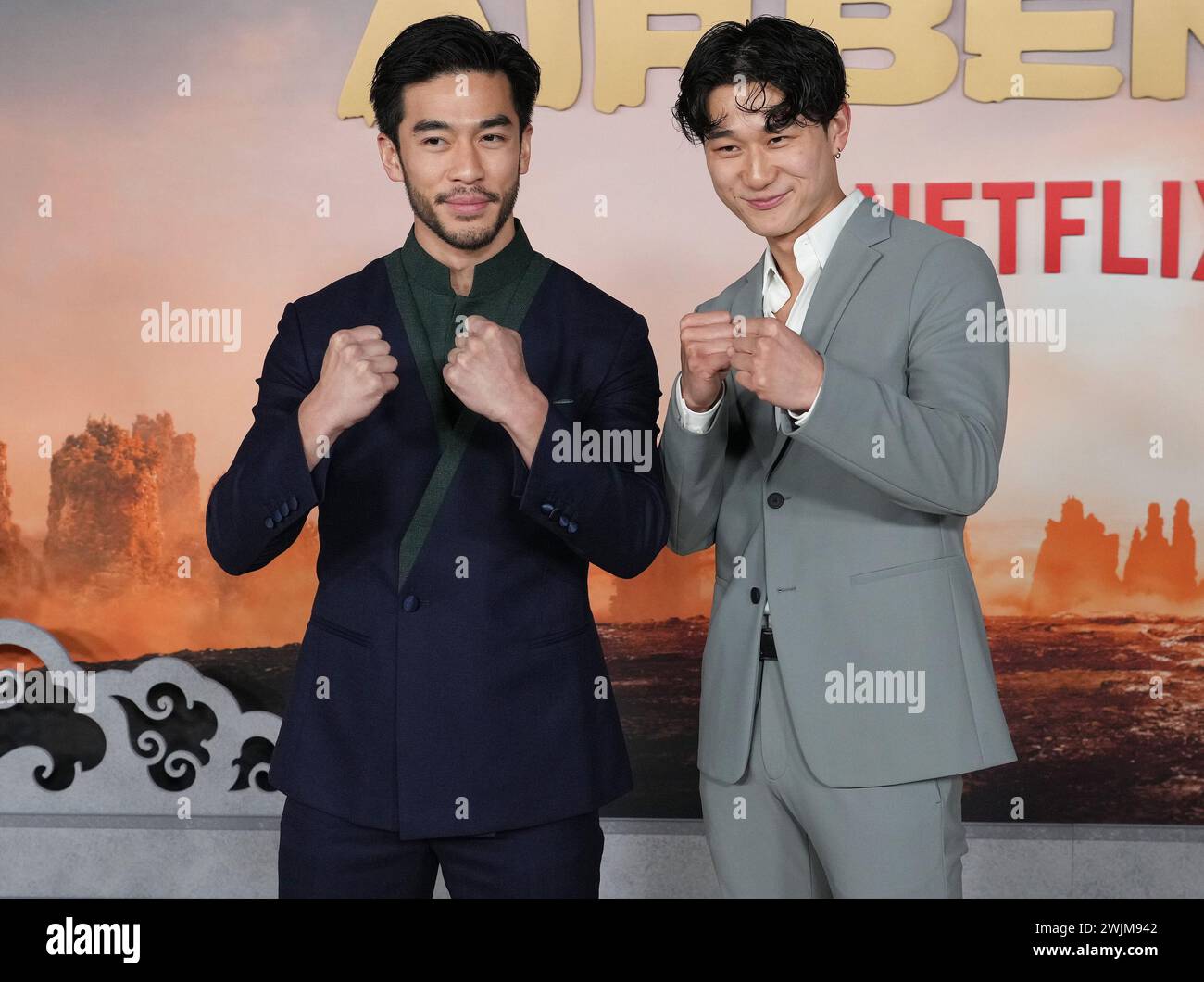 (L-R) Justin Chien and Sam Song Li at the Netflix's AVATAR: THE LAST ...