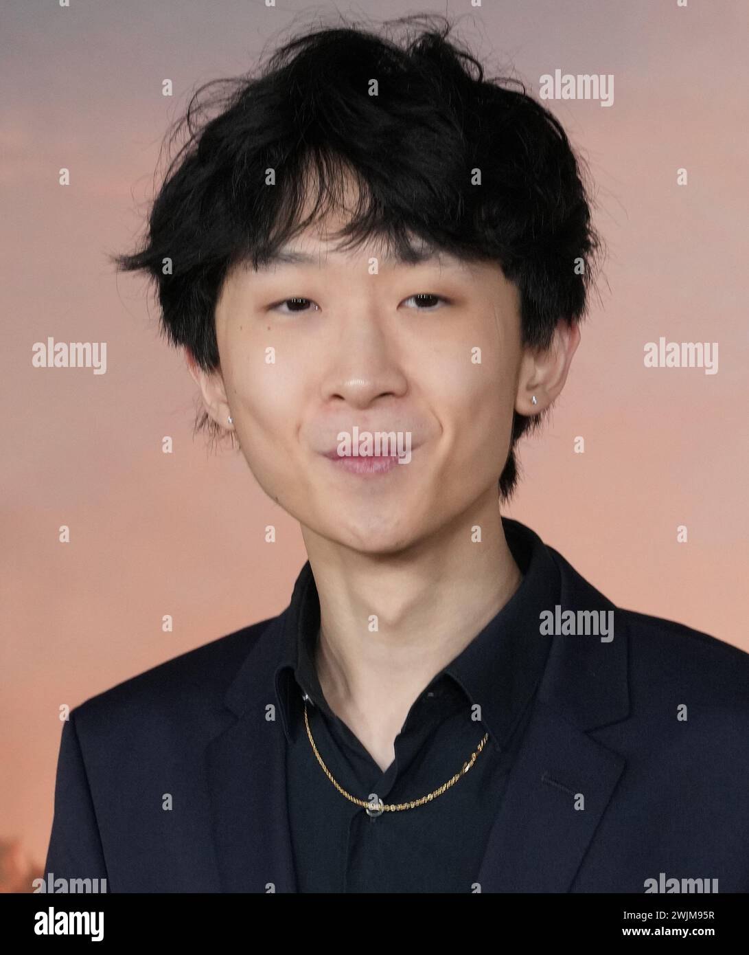 Los Angeles, USA. 15th Feb, 2024. Nathaniel Kong arrives at the Netflix ...