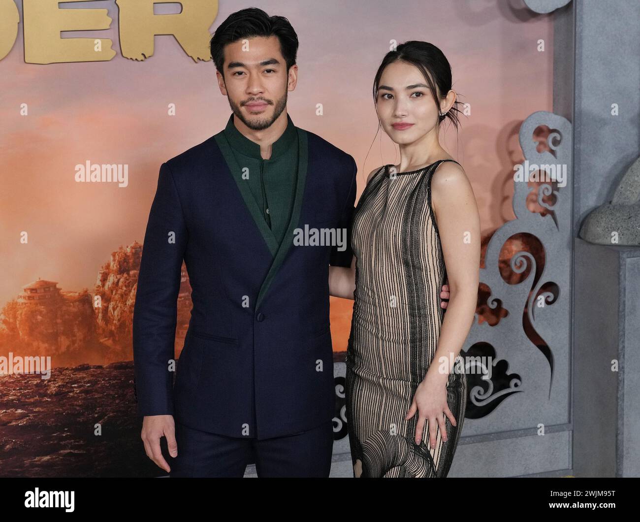 (L-R) Justin Chien and Maria Zhang at the Netflix's AVATAR: THE LAST AIRBENDER World Premiere ...