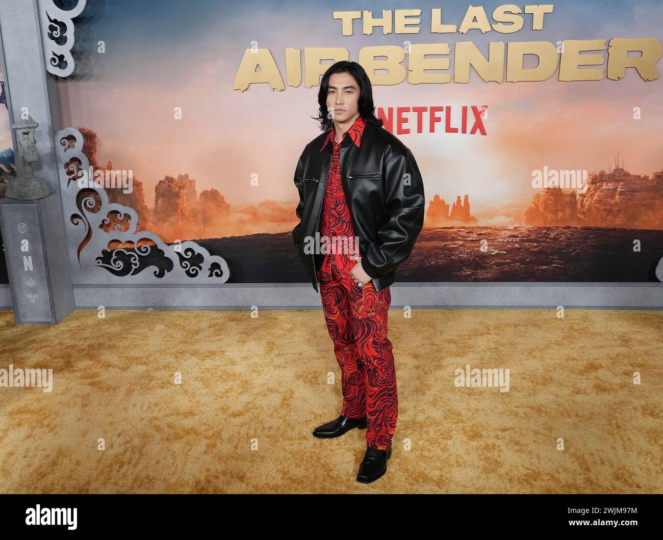 Los Angeles, USA. 15th Feb, 2024. Sebastian Amoruso arrives at the ...