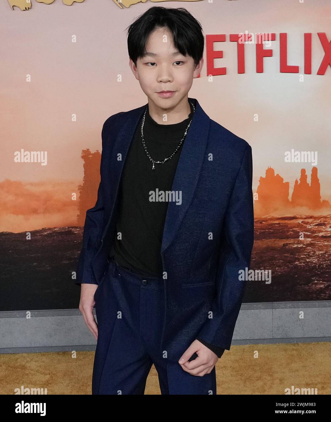 Jayden Zhang arrives at the Netflix's AVATAR: THE LAST AIRBENDER World ...