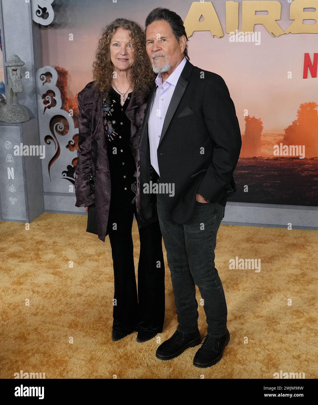 Los Angeles, USA. 15th Feb, 2024. (L-R) Leslie Bryans and A Martinez at ...