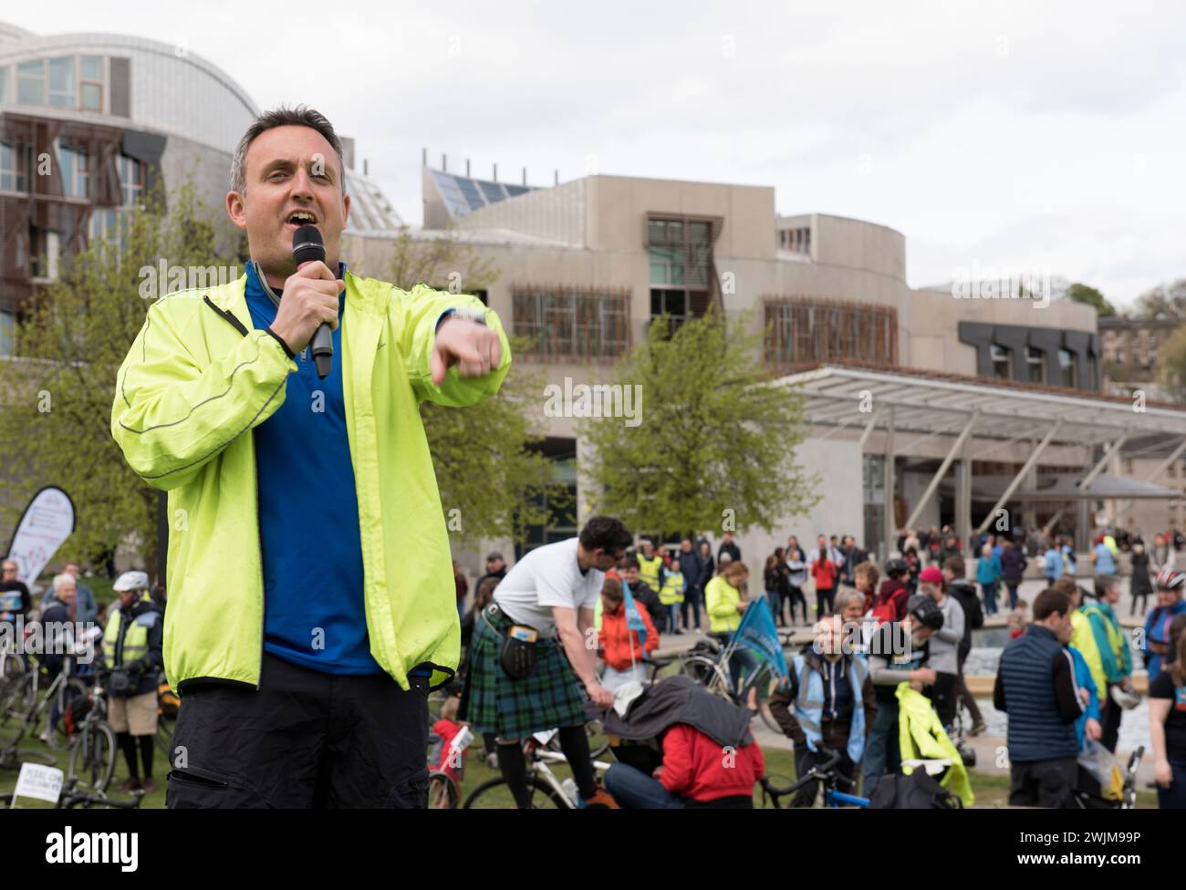 Alex Cole-Hamilton MSP and leader of Scottish Liberal Democrats speaks ...