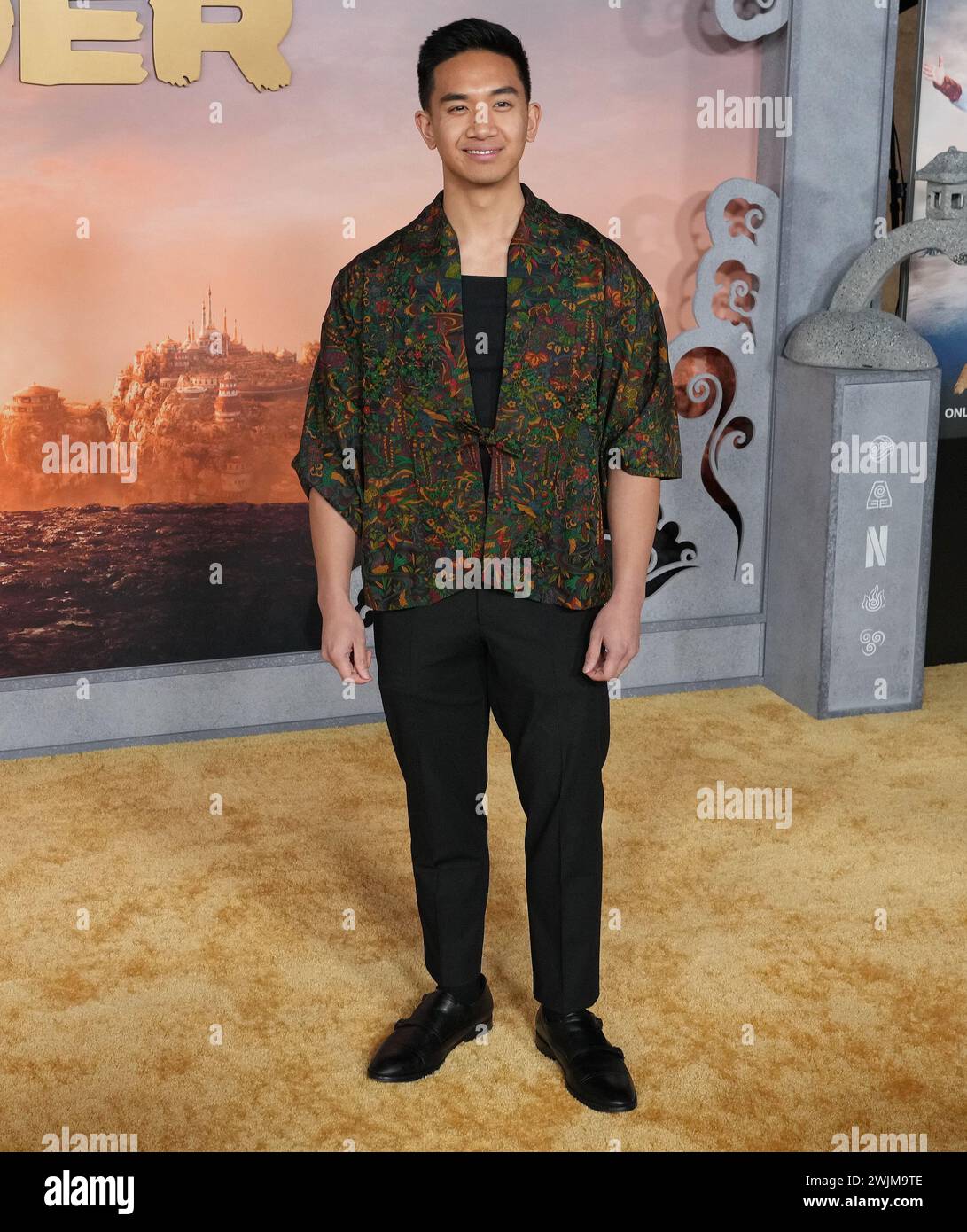 Los Angeles, USA. 15th Feb, 2024. Calvin Carbonell arrives at the ...