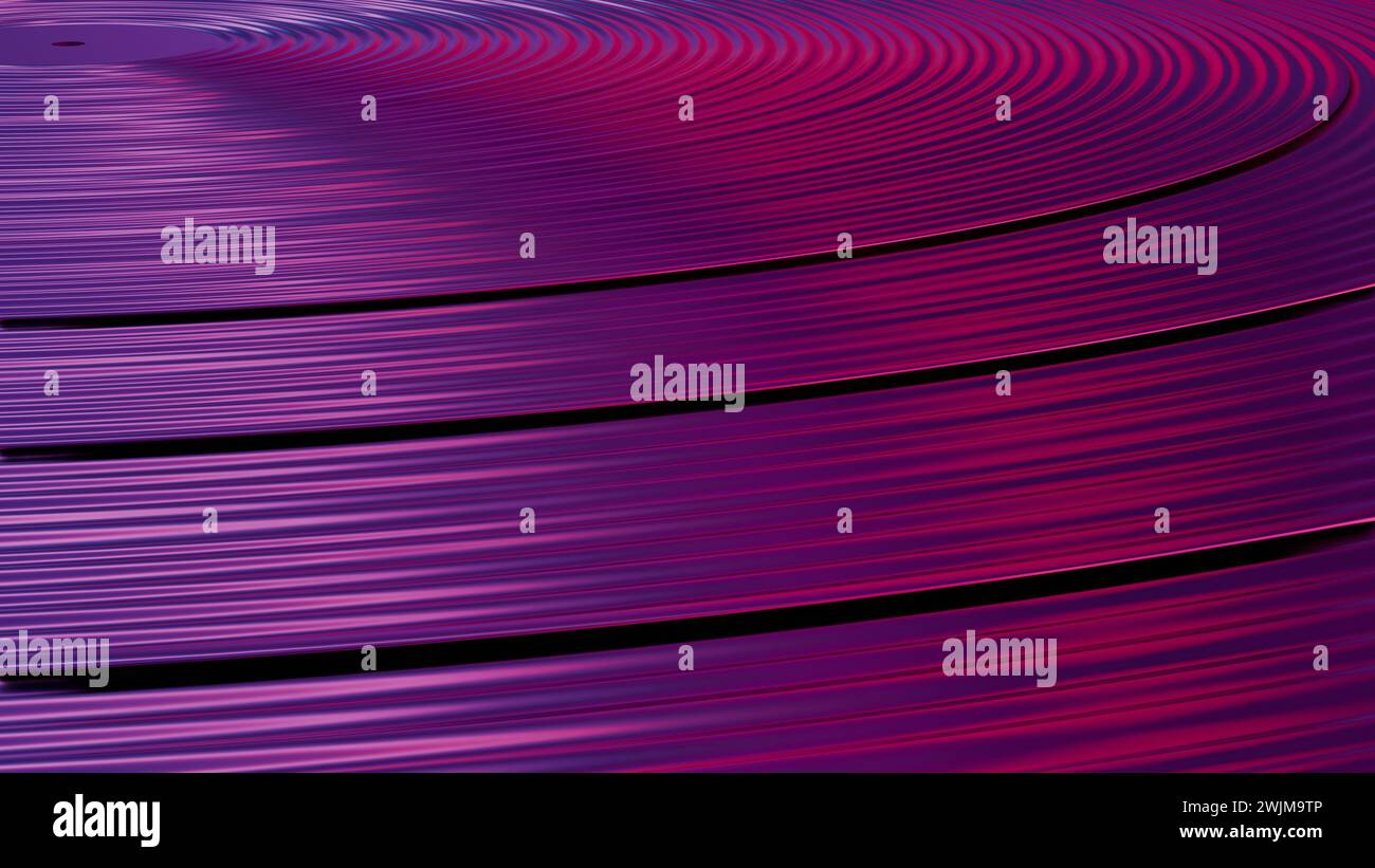 A vinyl record with colorful lines, offering a dynamic and vibrant ...