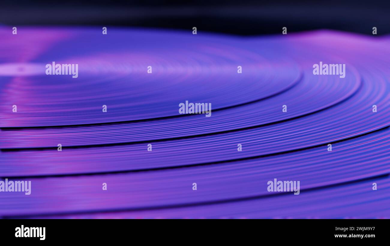 A vinyl record with colorful lines, offering a dynamic and vibrant ...