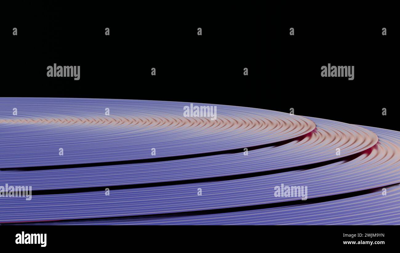 A vinyl record with colorful lines, offering a dynamic and vibrant ...