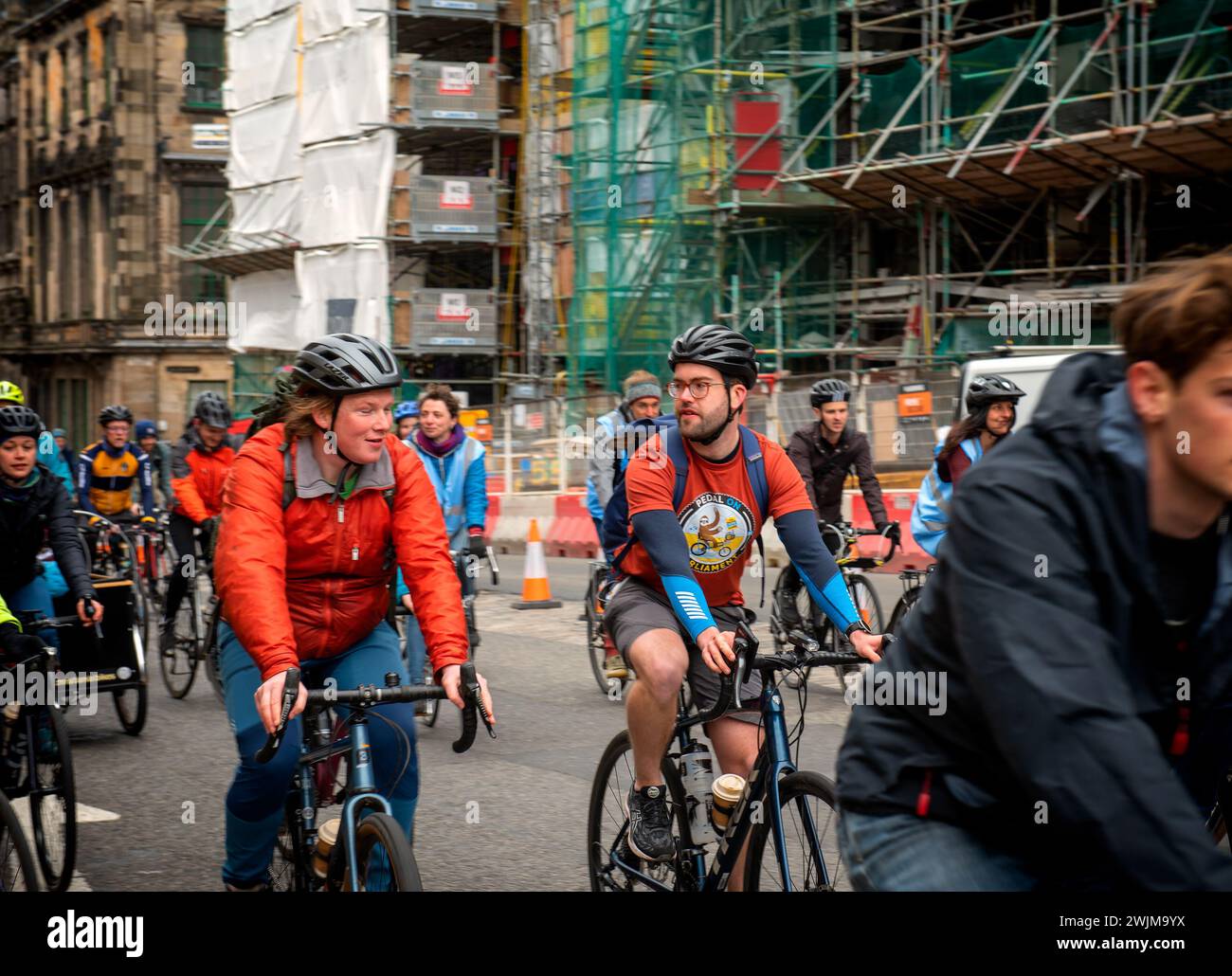 Activist biking hi-res stock photography and images - Alamy