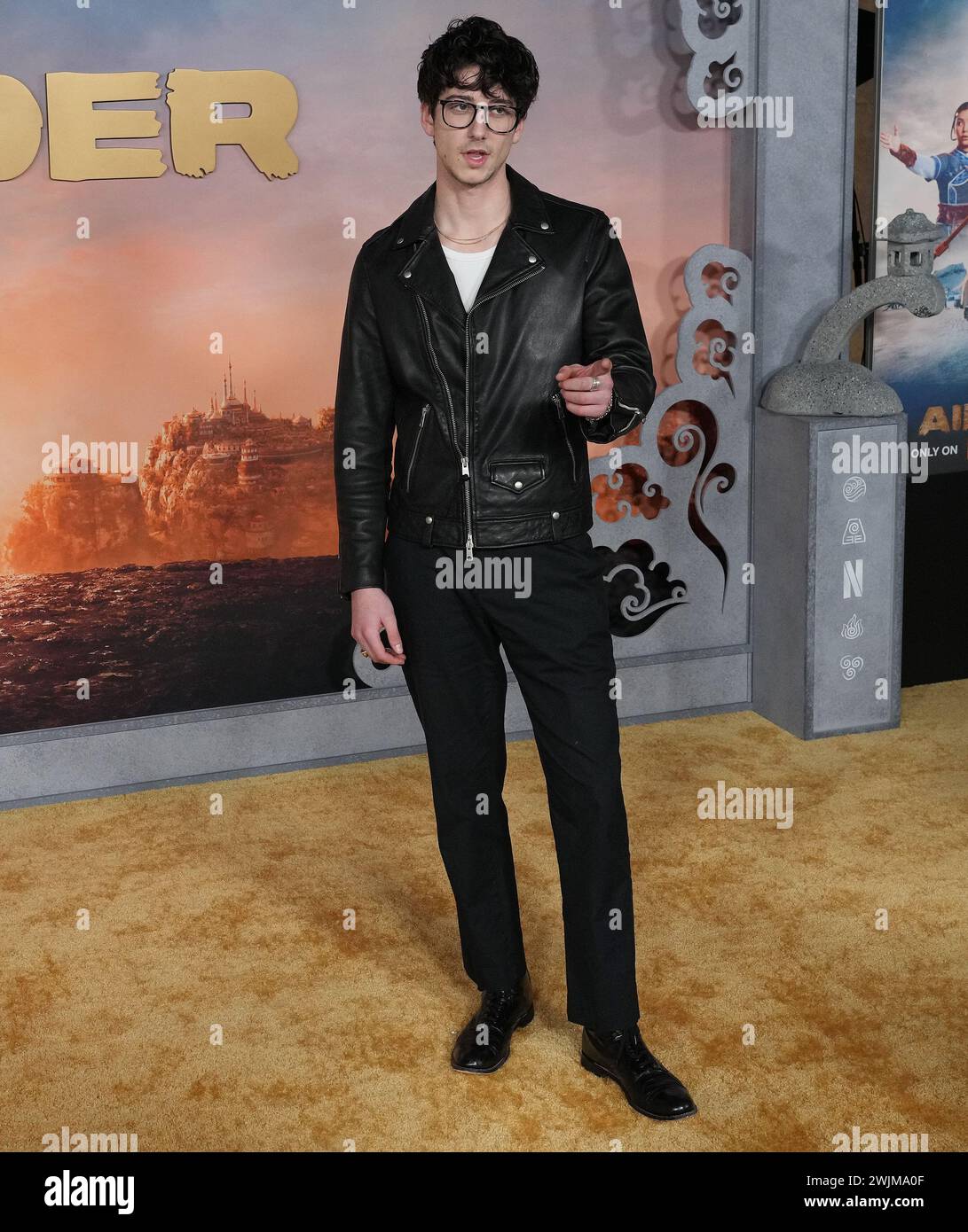 Los Angeles, USA. 15th Feb, 2024. Milo Manheim arrives at the Netflix's ...