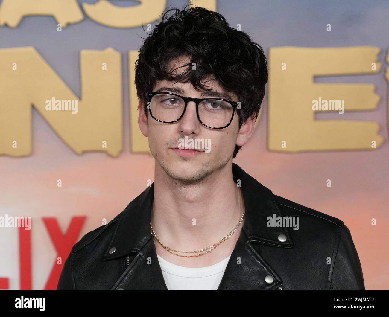 Los Angeles, USA. 15th Feb, 2024. Milo Manheim arrives at the Netflix's ...